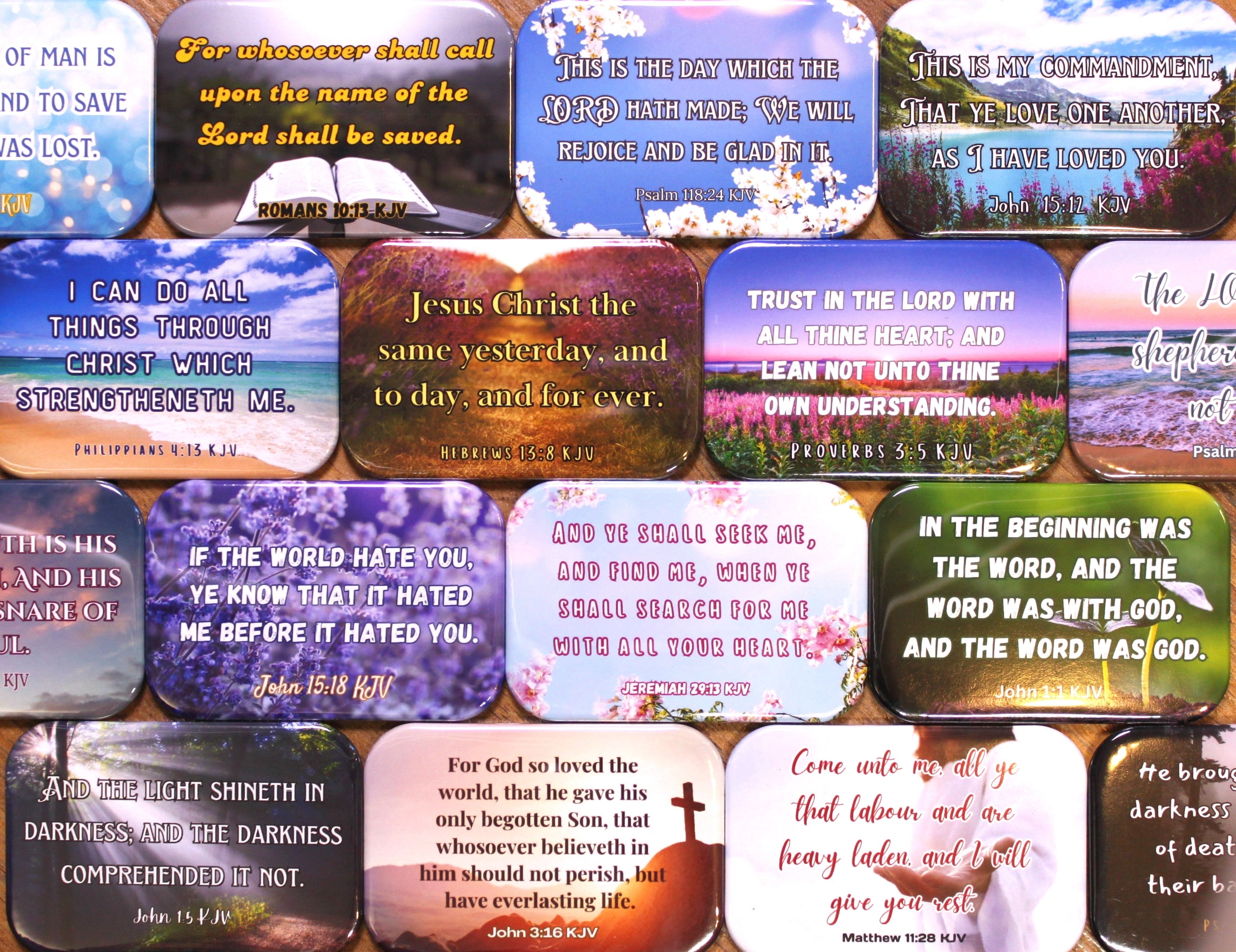 Bible Verse Collection - King James Version (KJV) – Praise Be Magnets LLC